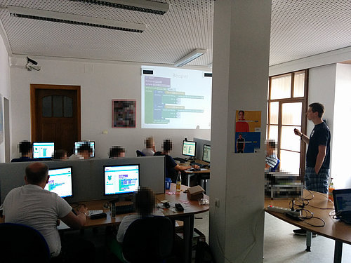 Codebug-Workshop vom Ferienprogramm 2016